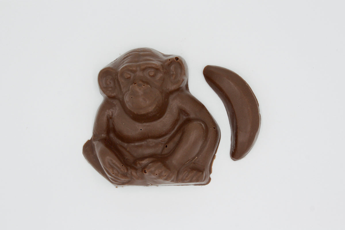 Swiss Chocolate Monkey with Banana – Neuchatel Chocolates